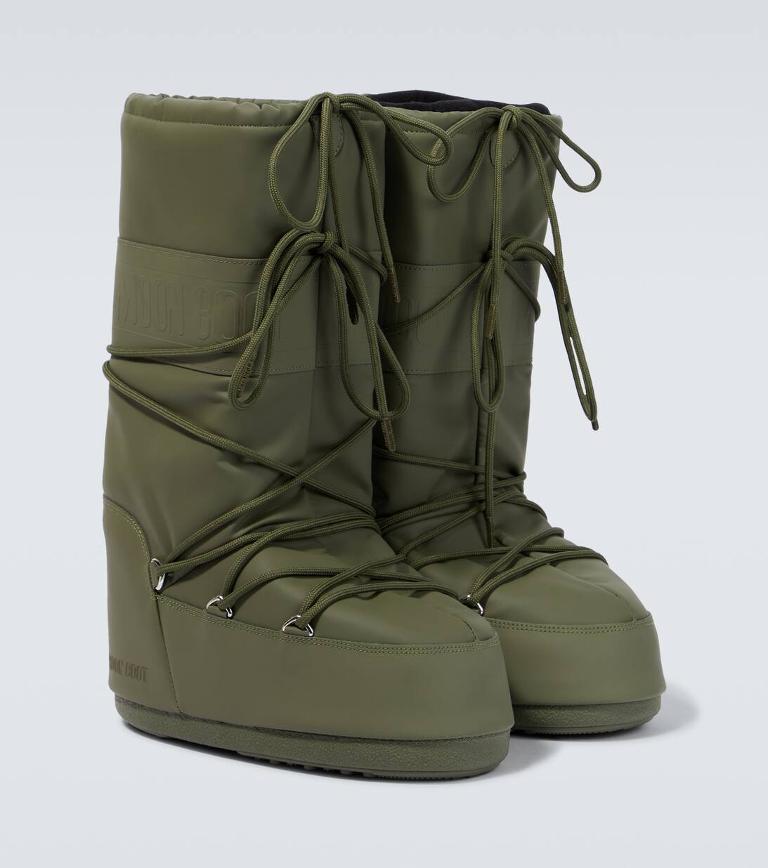 Icon Rubber Boots in Green - Moon Boot | Mytheresa
