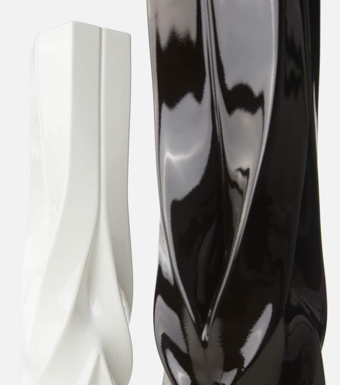 Braid Tall Vase in White - Zaha Hadid Design | Mytheresa