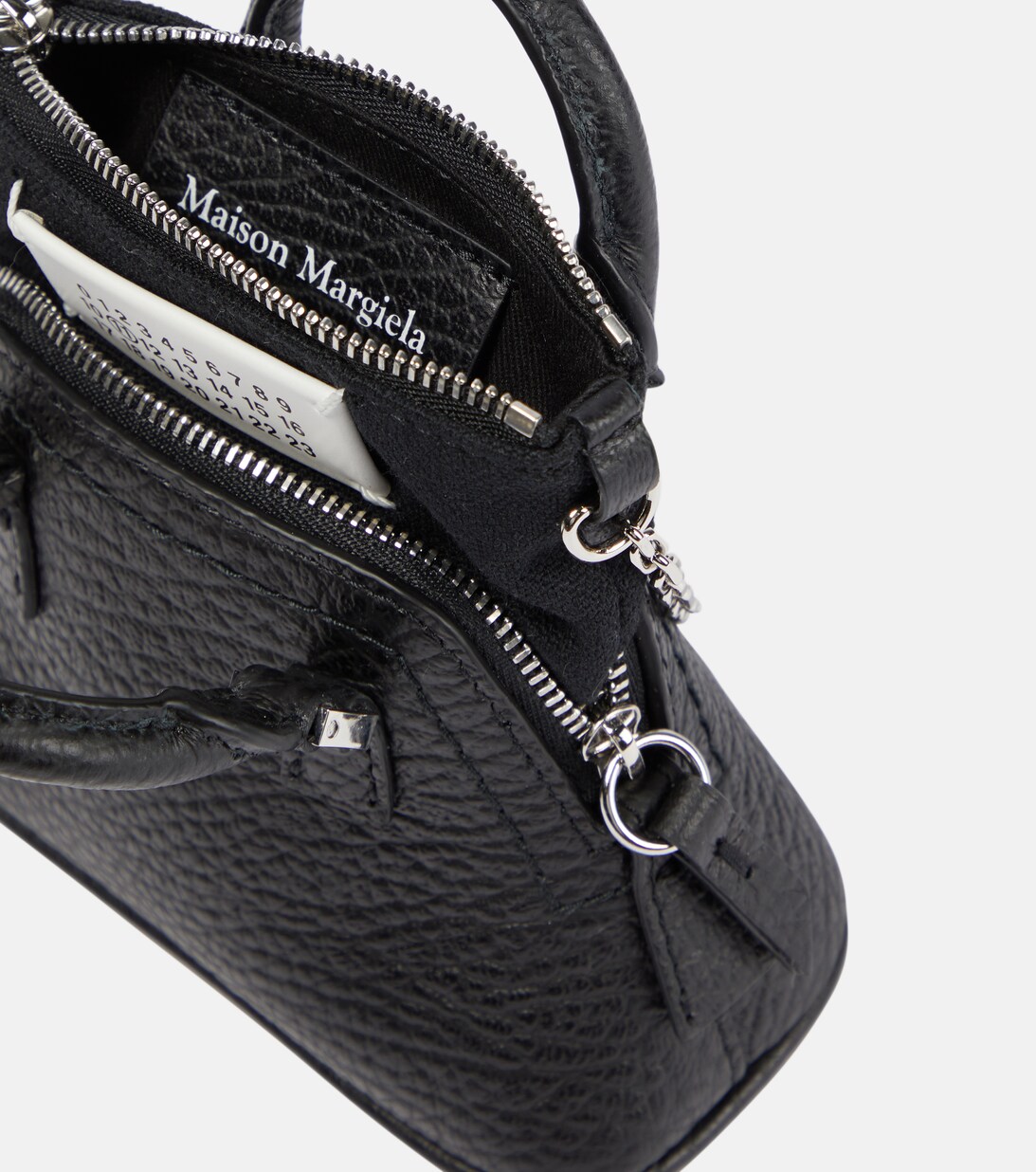 5 AC Micro Leather Tote in Black - Maison Margiela | Mytheresa