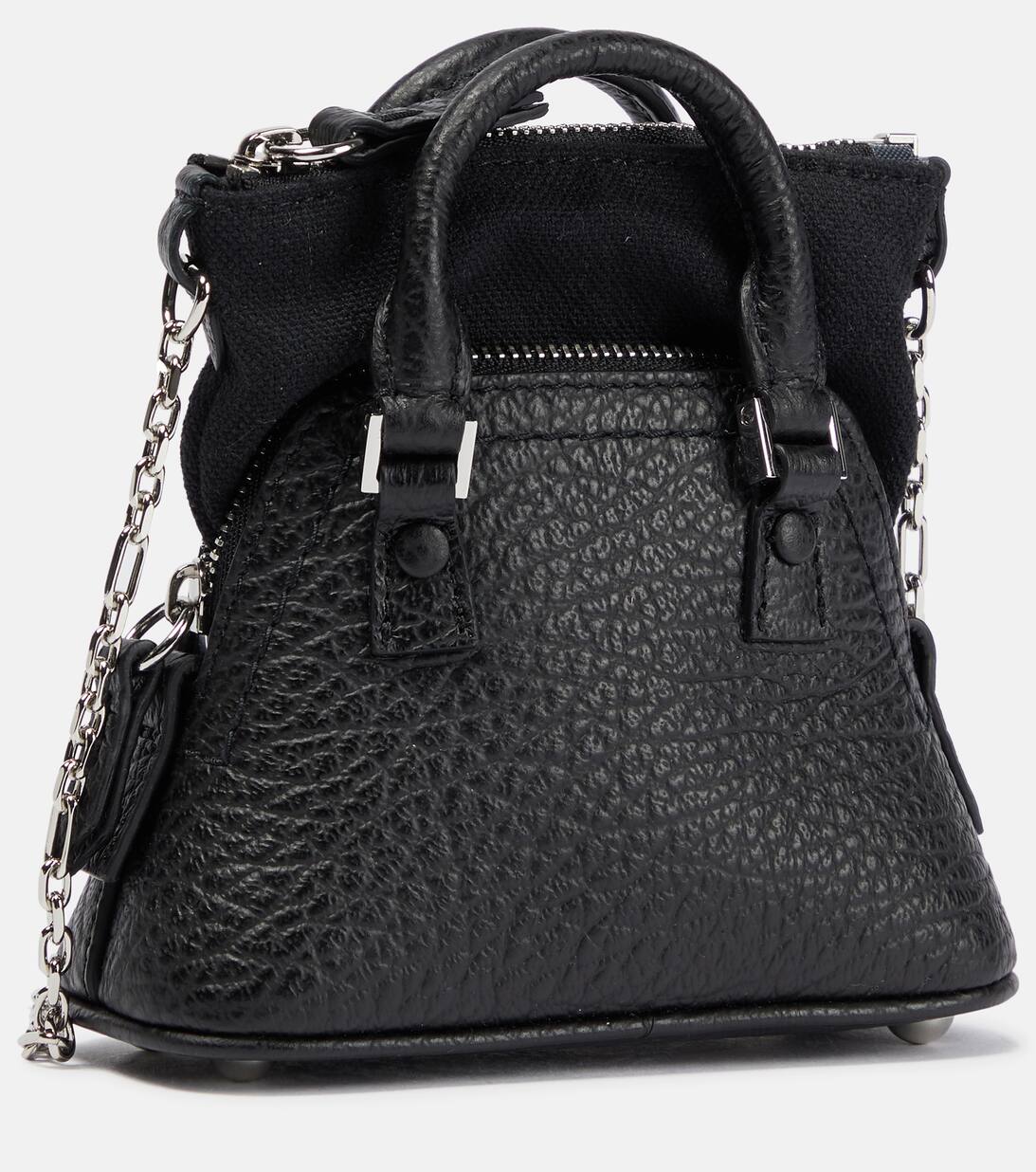 5 AC Micro Leather Tote in Black - Maison Margiela | Mytheresa