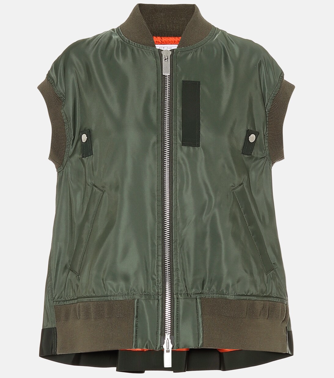 Nylon Vest in Green - Sacai | Mytheresa