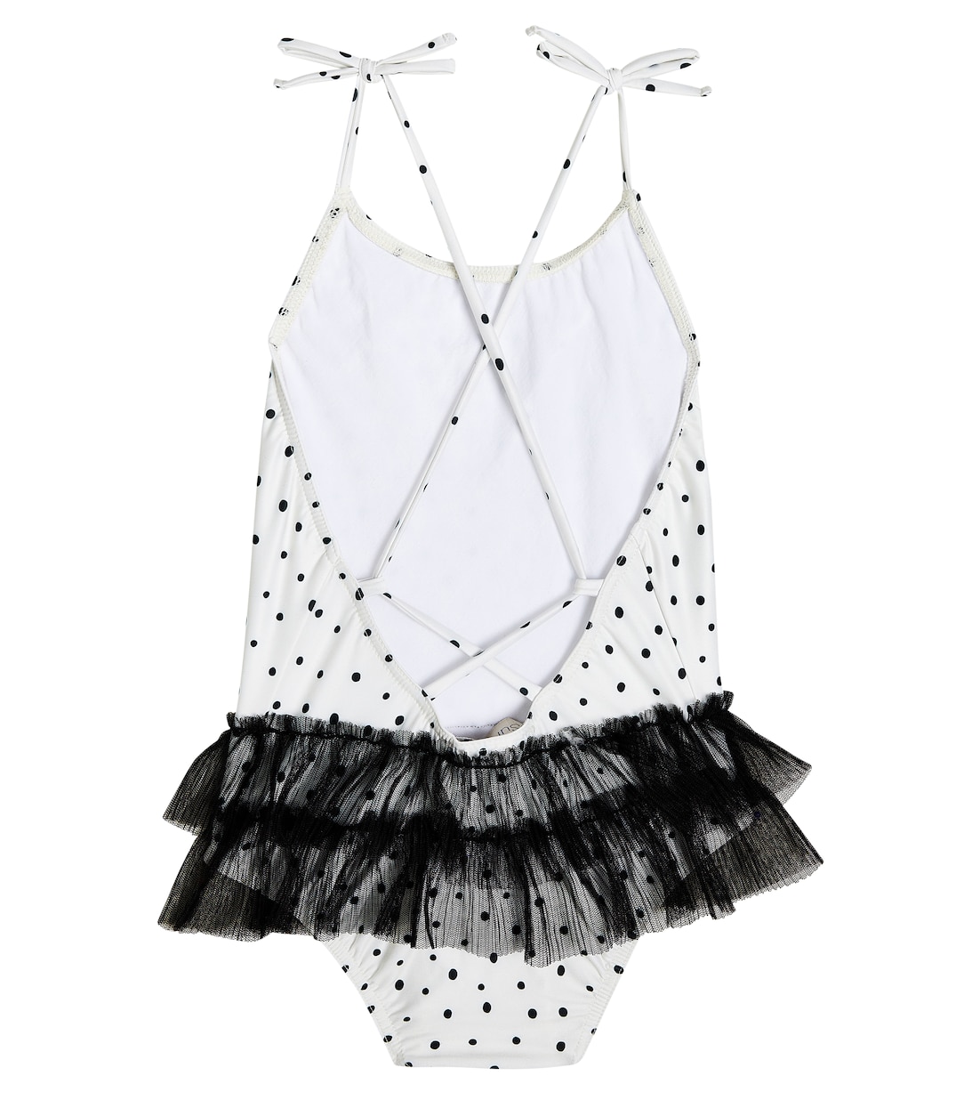Formentera Polka Dot Swimsuit in White - Suncracy | Mytheresa