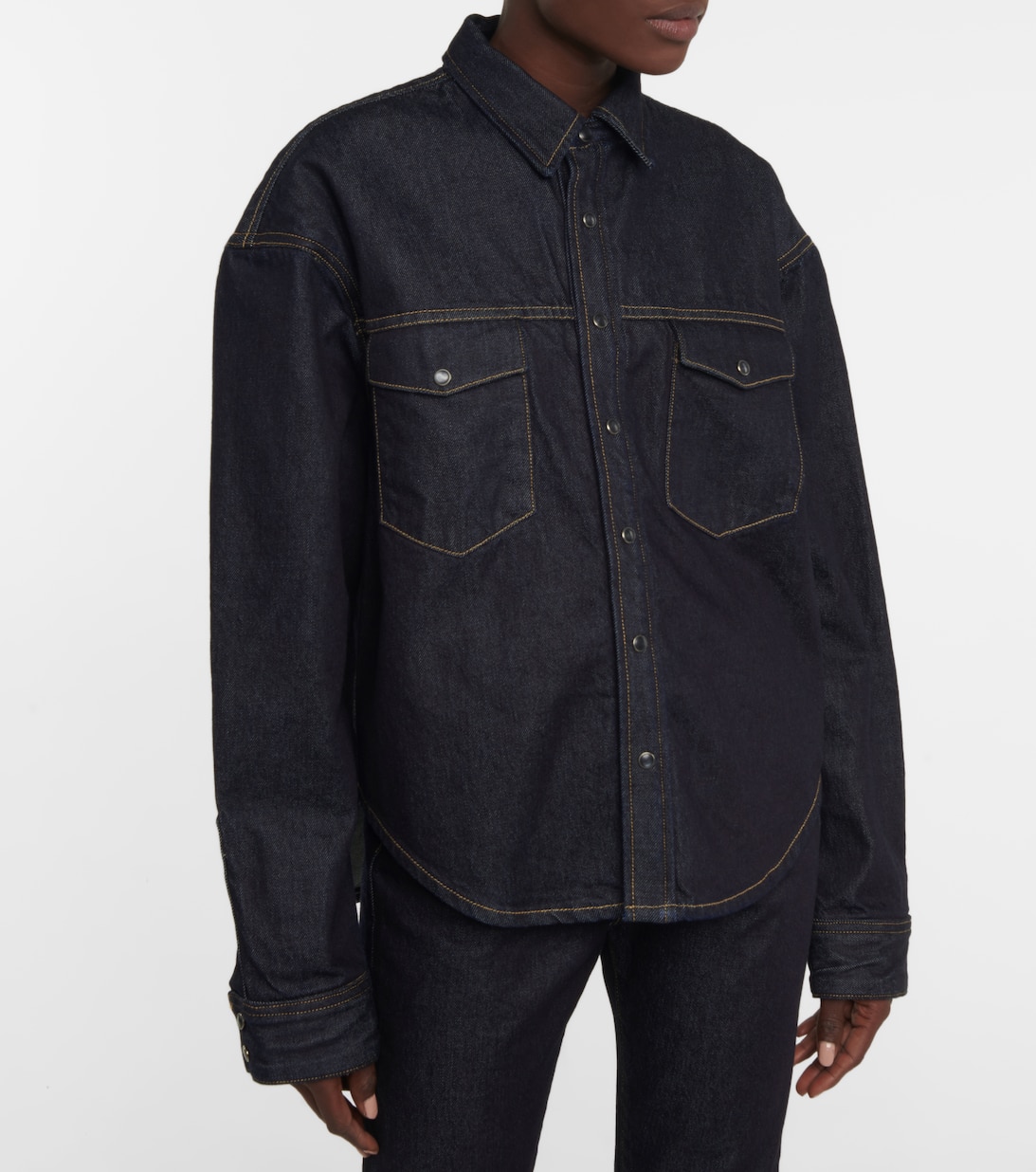 Denim Overshirt in Blue - Wardrobe NYC | Mytheresa