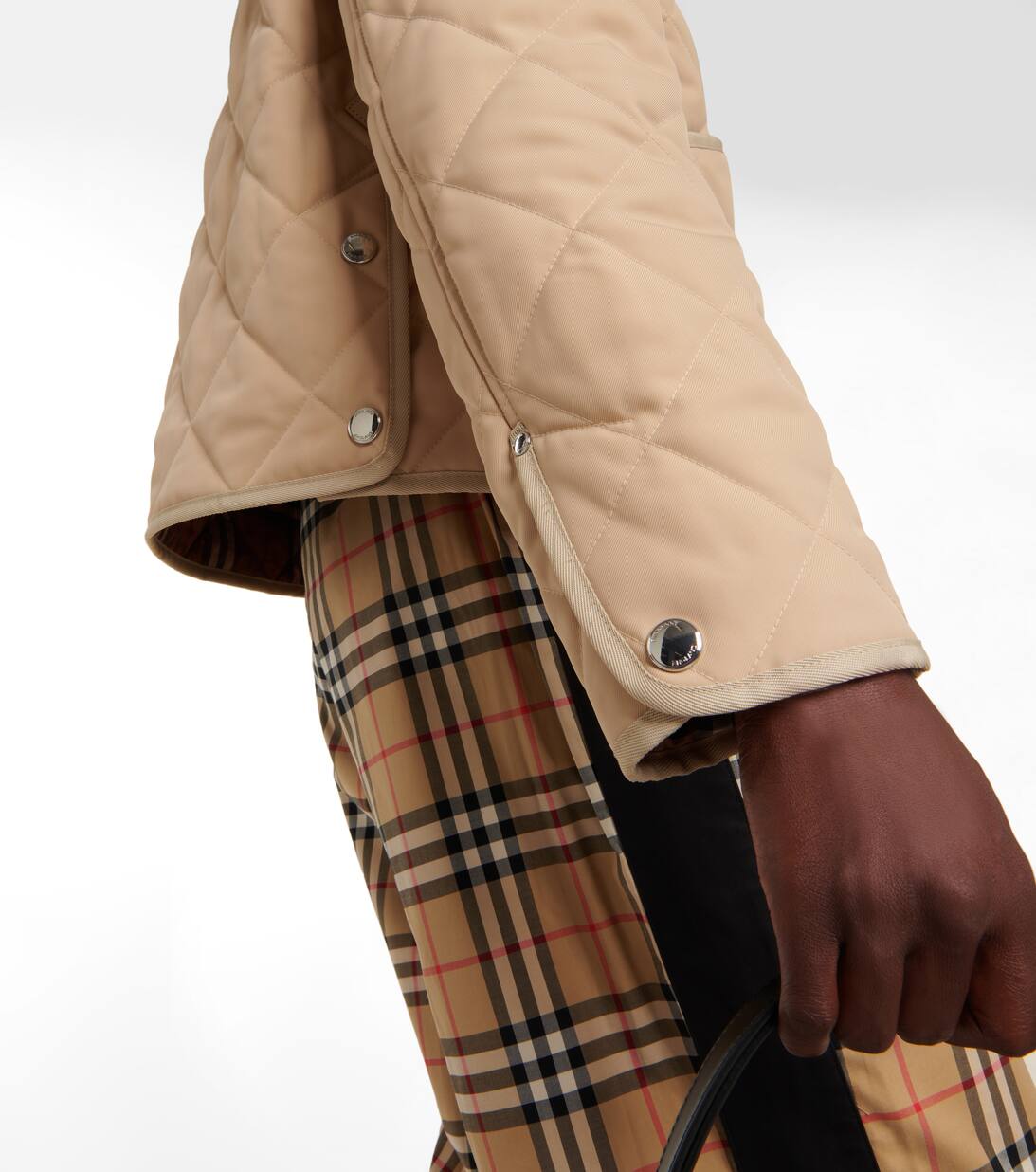 Quilted Jacket in Beige - Burberry | Mytheresa