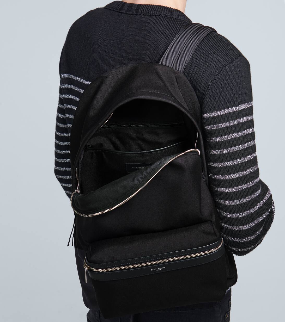 City Backpack in Black - Saint Laurent | Mytheresa