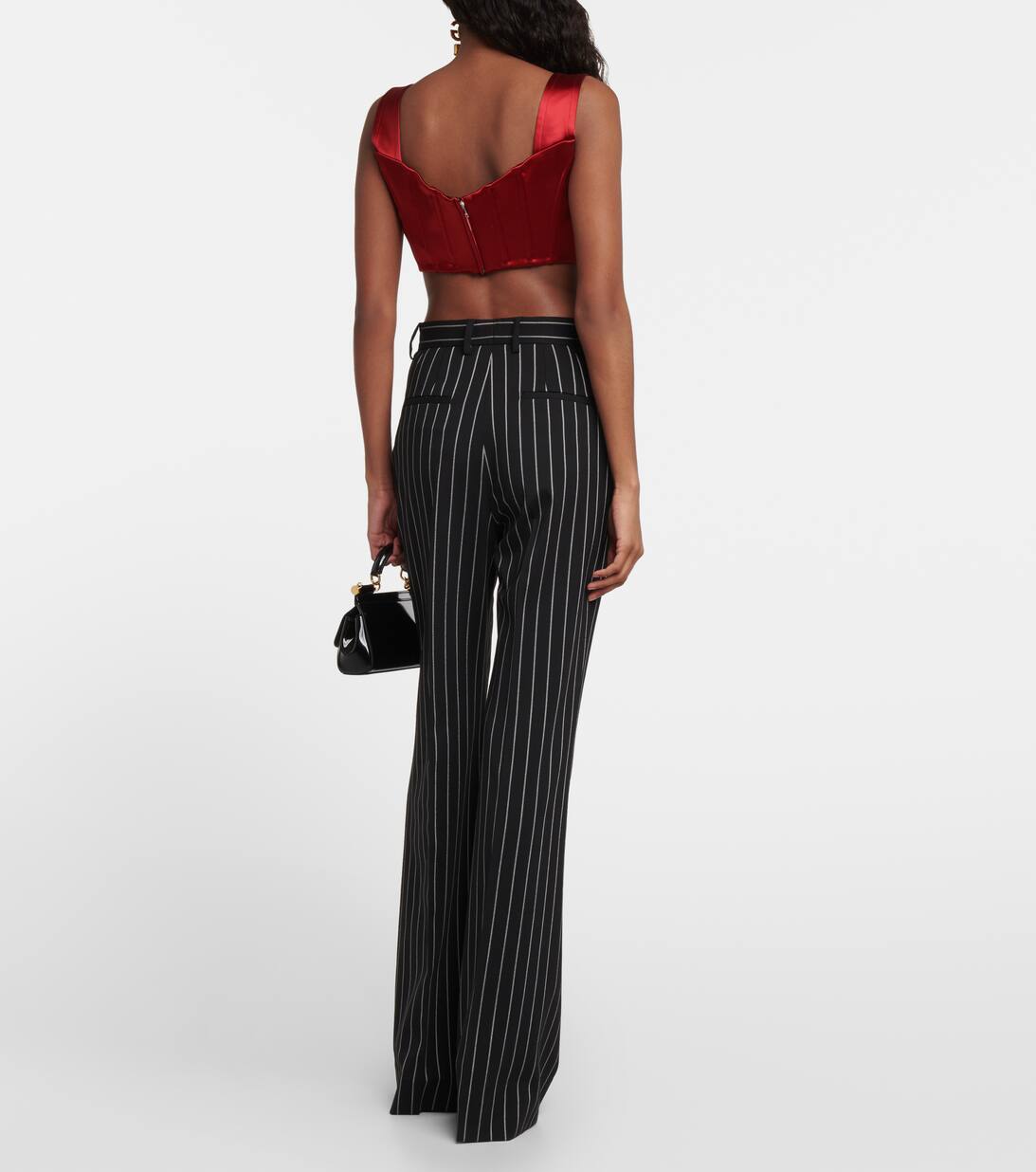 Pantalone High Rise Pants in Black - Dolce Gabbana | Mytheresa