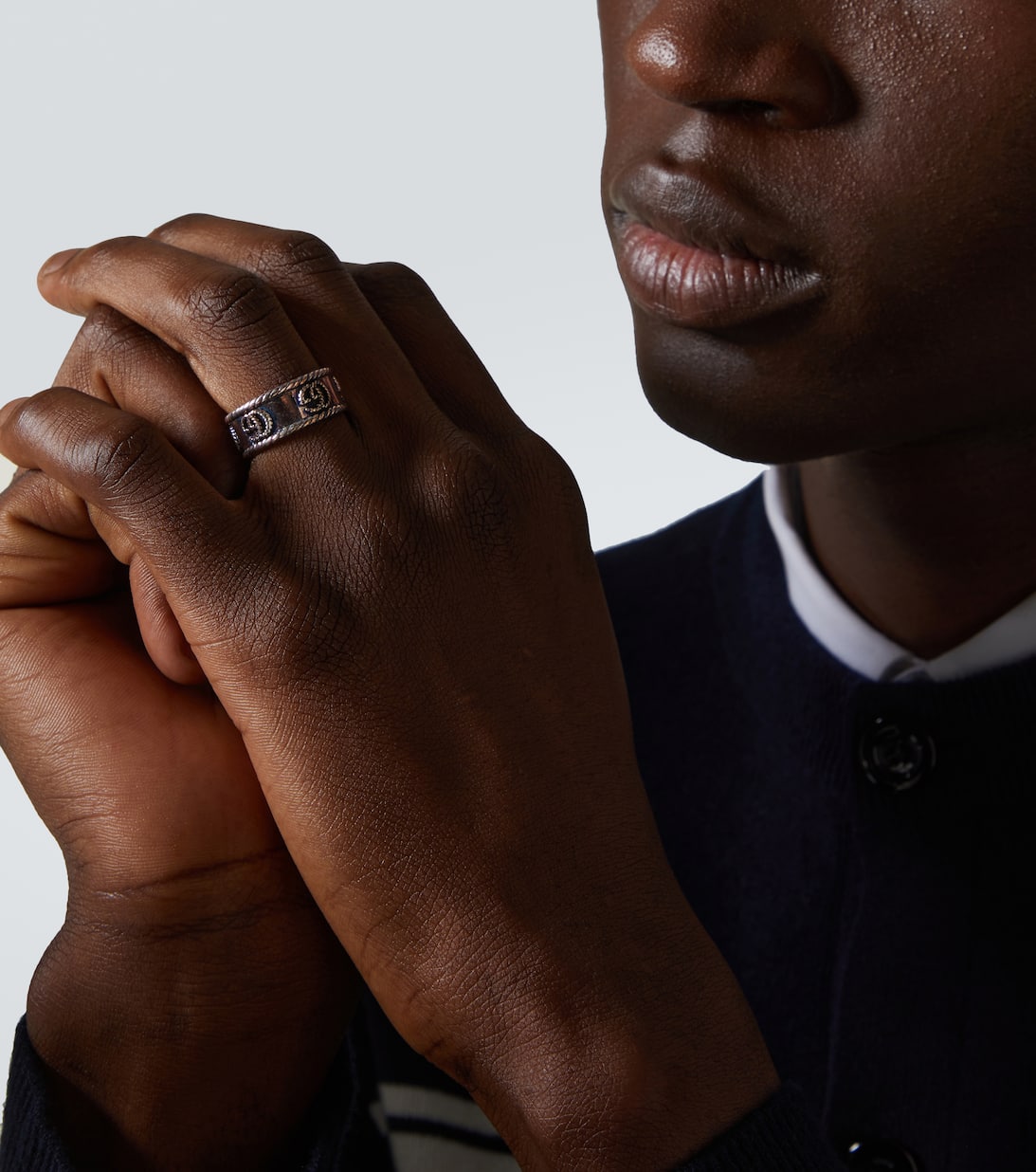 Double G Ring in Silver - Gucci | Mytheresa