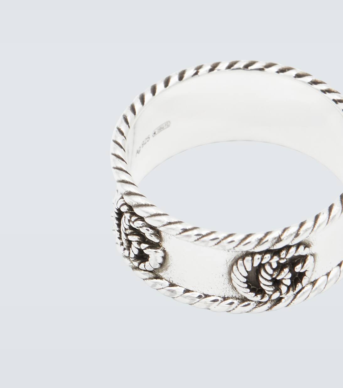 Double G Ring in Silver - Gucci | Mytheresa