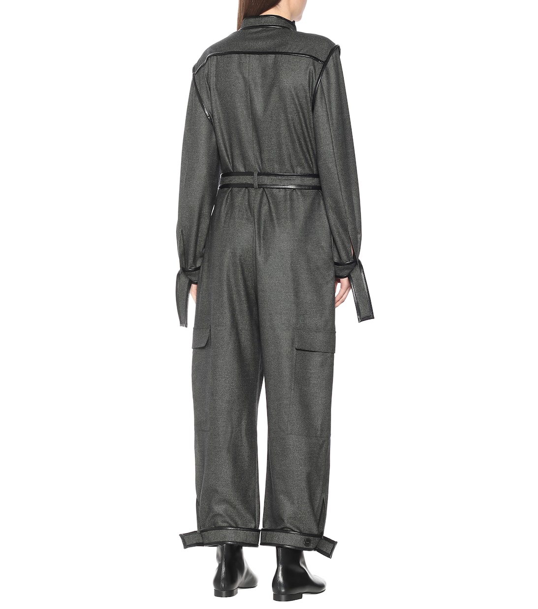 Gwyneth Wool Jumpsuit in Grey - Stella Mc Cartney | Mytheresa