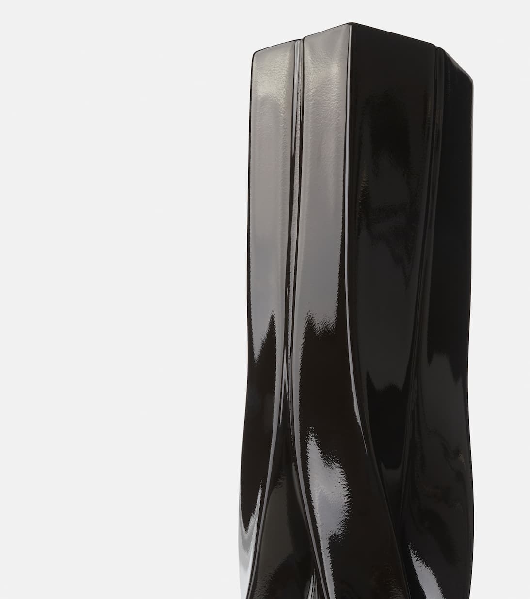 Braid Tall Vase in Black - Zaha Hadid Design | Mytheresa