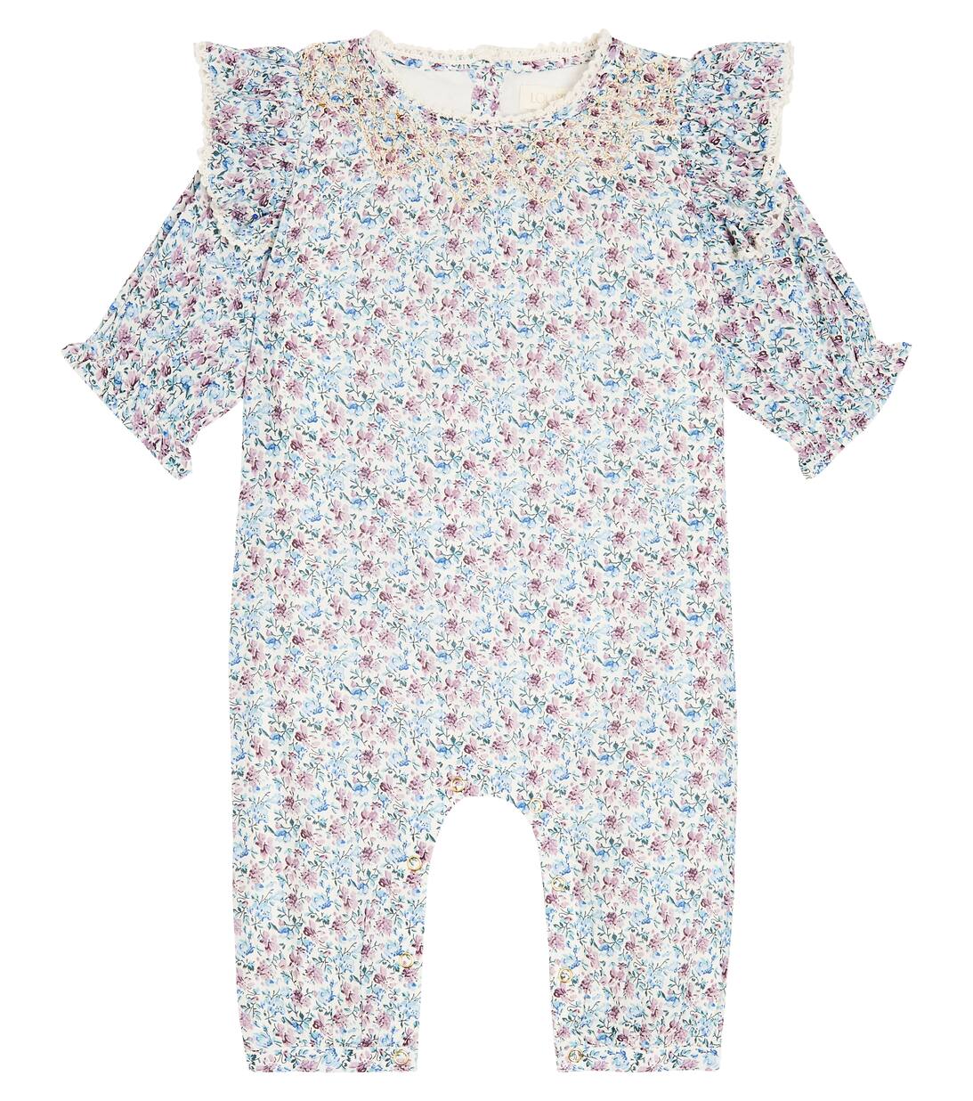 Ounisa Floral Cotton Onesie in Multicoloured - Louise Misha | Mytheresa