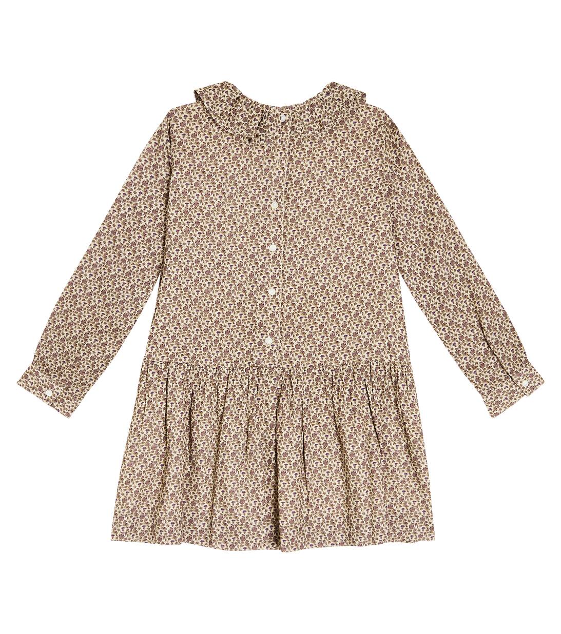 Robe Mariela A Fleurs En Coton en Beige – Bonpoint | Mytheresa