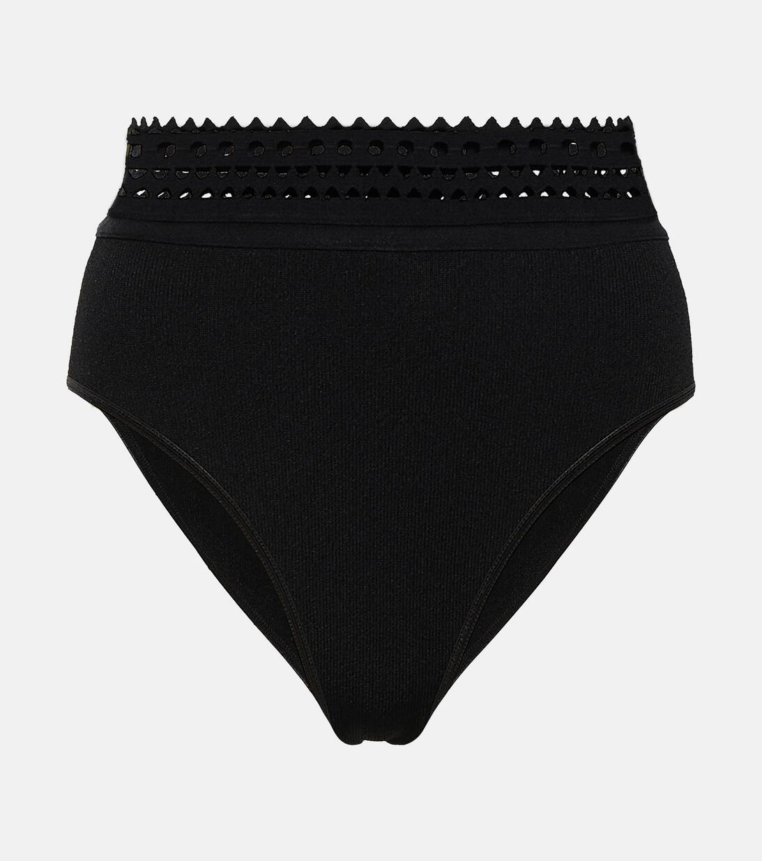 Vienne High Rise Briefs in Black - Alaia | Mytheresa