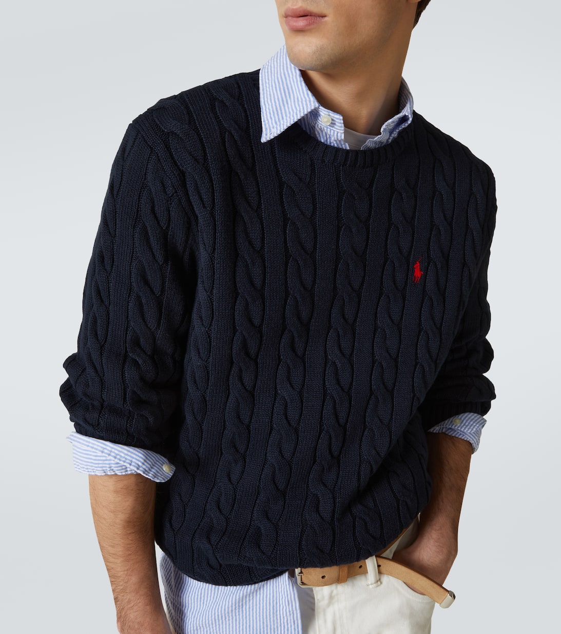 Cotton Sweater in Blue - Polo Ralph Lauren | Mytheresa