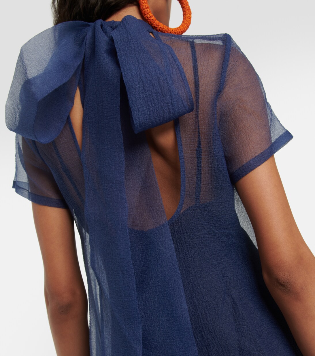 Calluna Organza Gown in Blue - Staud | Mytheresa