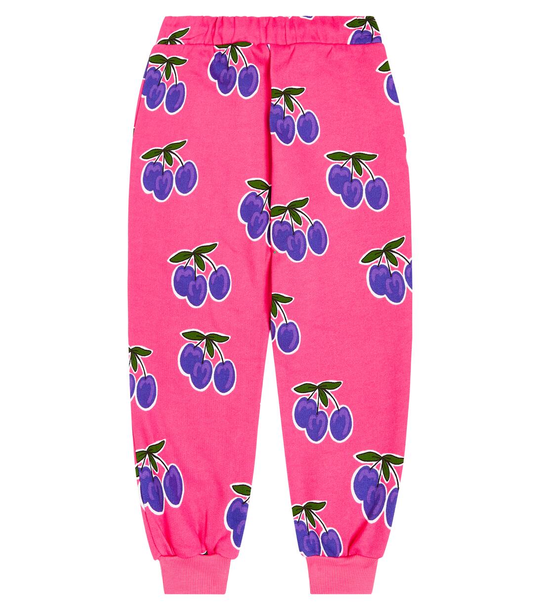 Plum Cotton Jersey Sweatpants in Pink - Mini Rodini | Mytheresa