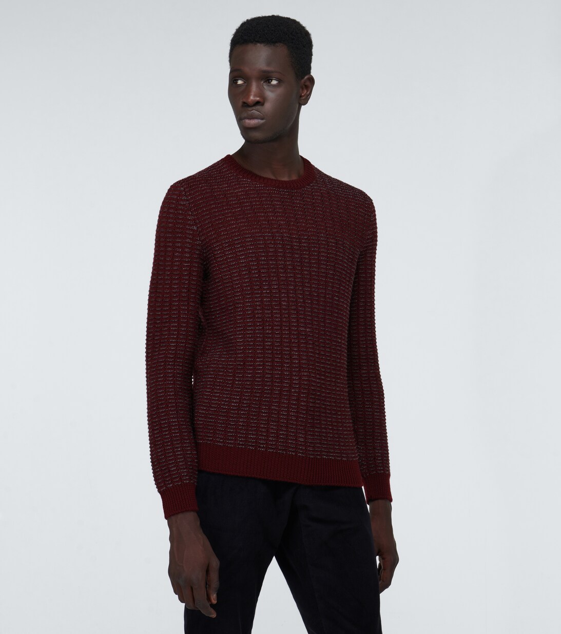 Giro Crewneck Wool Sweater in Multicoloured - Zanone | Mytheresa