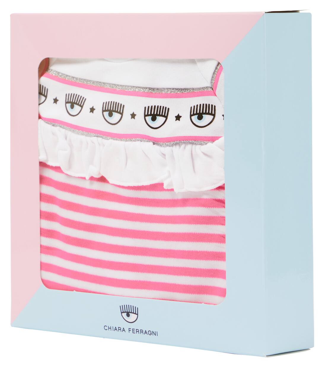 X Chiara Ferragni Baby Maxi Logomania Cotton Playsuit in Red ...