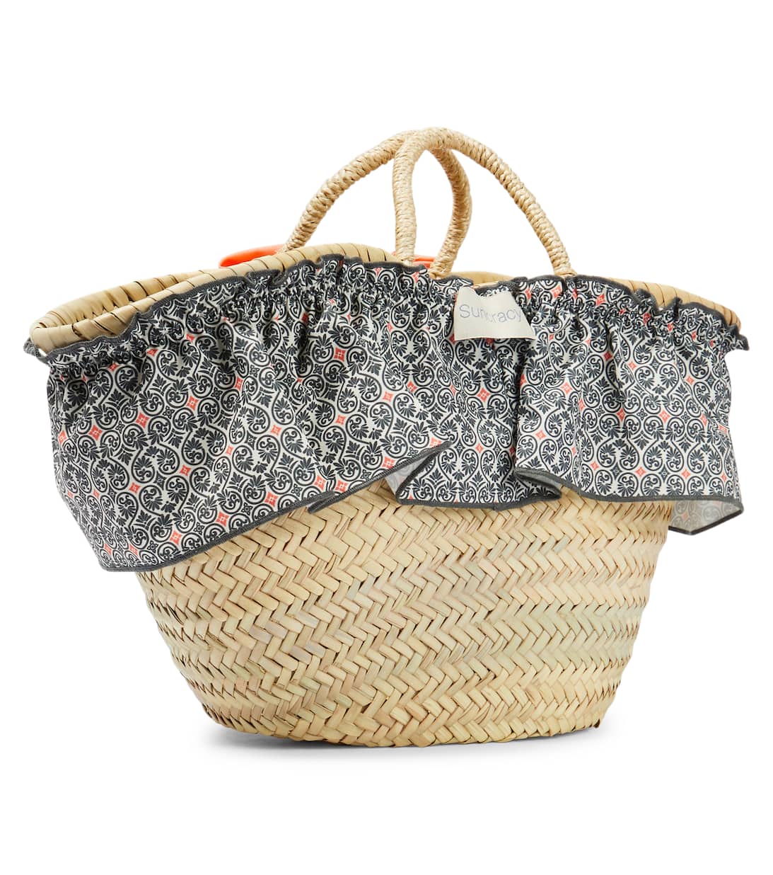 Mallorca Straw Basket Bag in Multicoloured - Suncracy | Mytheresa