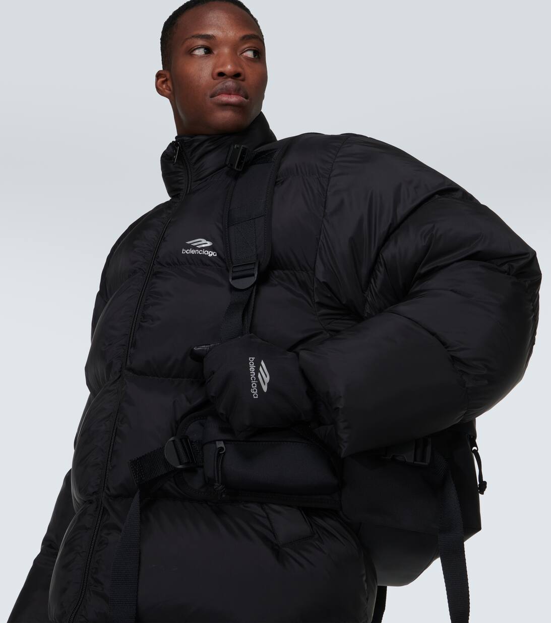 3 B Sports Icon Ski Jacket in Black - Balenciaga | Mytheresa