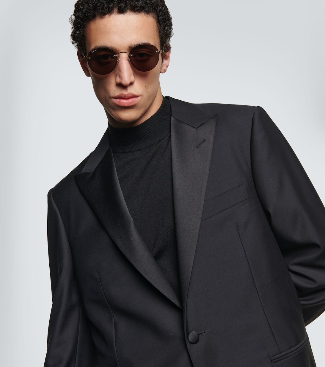 Signature C De Cartier Round Sunglasses in Gold - Cartier Eyewear ...