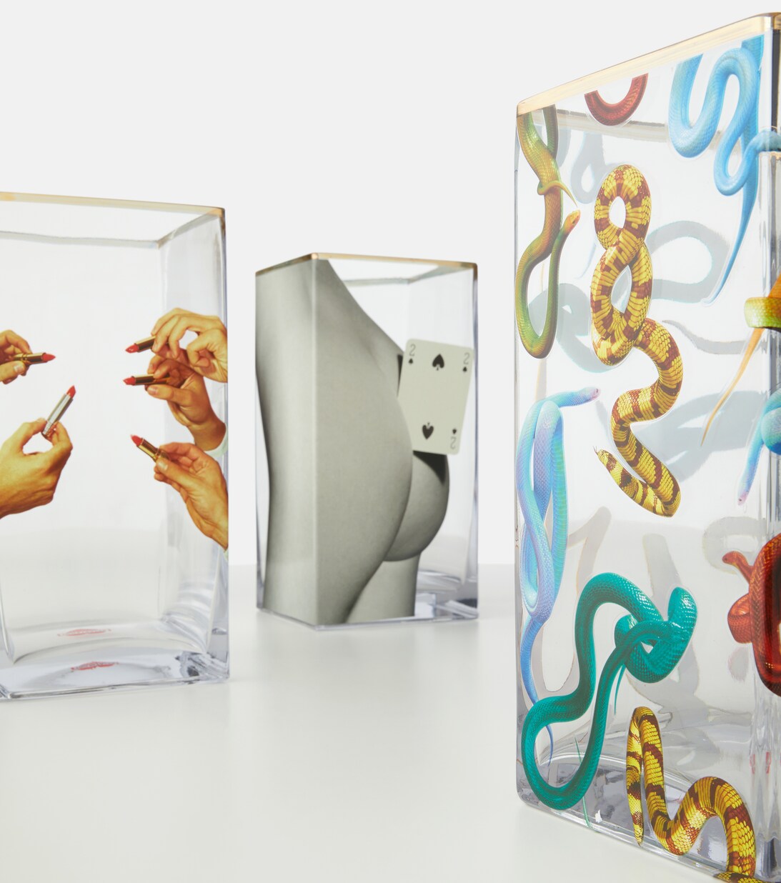 Snakes Large Glass Vase in Multicoloured - Seletti | Mytheresa
