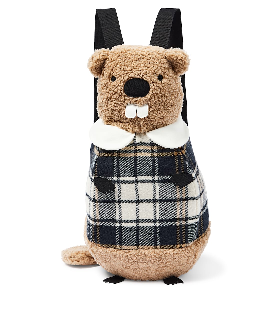 Checked Dress Beaver Backpack in Beige - Il Gufo | Mytheresa