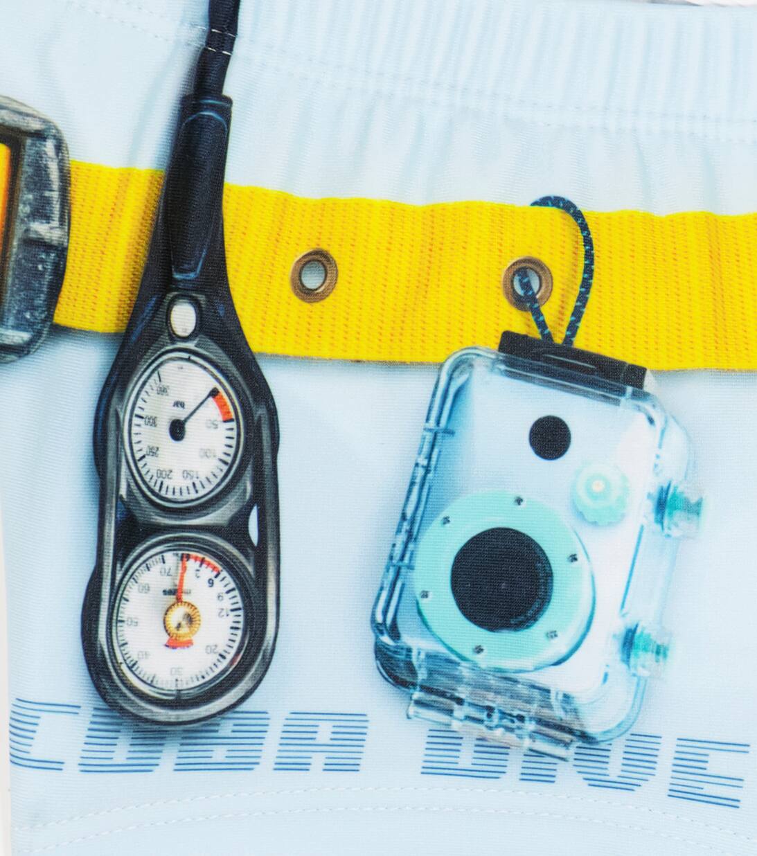 Baby Nansen Printed Swim Trunks in Blue - Molo | Mytheresa