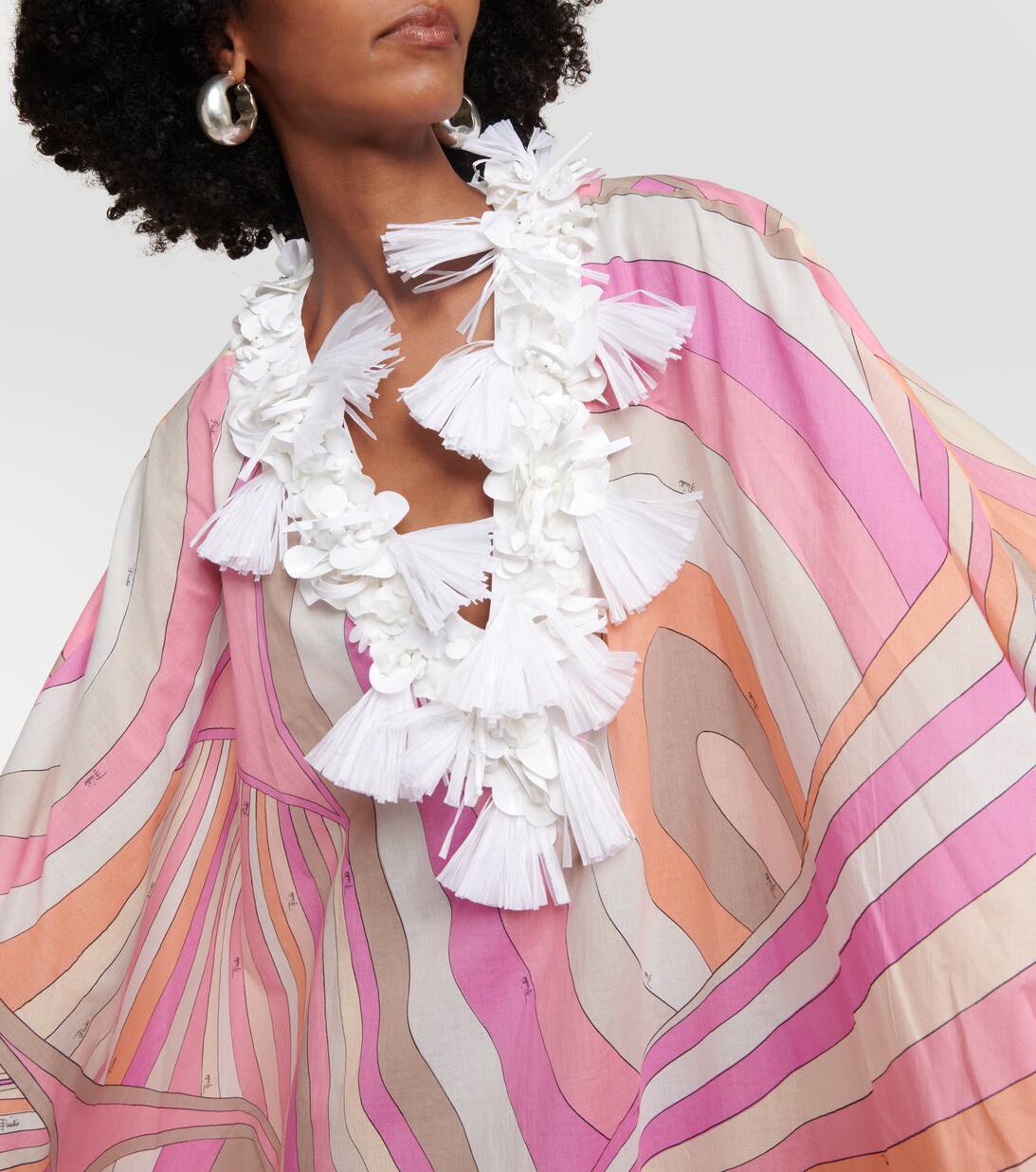 Cotton Kaftan in Pink - Pucci | Mytheresa