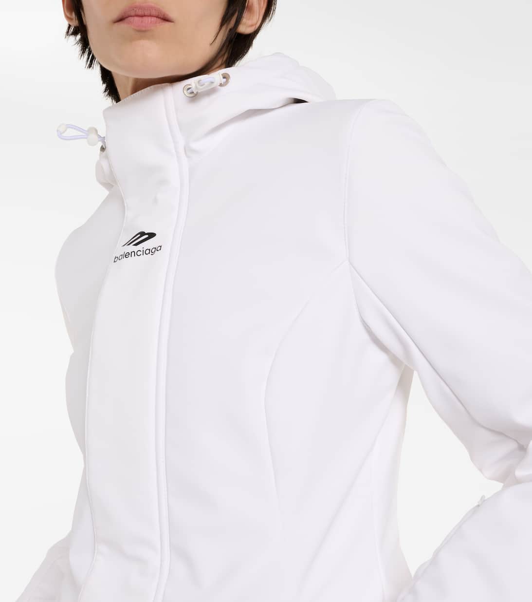 3 B Sports Icon Ski Jacket in White - Balenciaga | Mytheresa