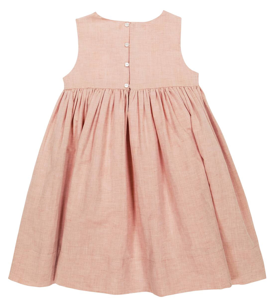 Robe Anaya En Lin Coton Et Soie en Rose – Bonpoint | Mytheresa