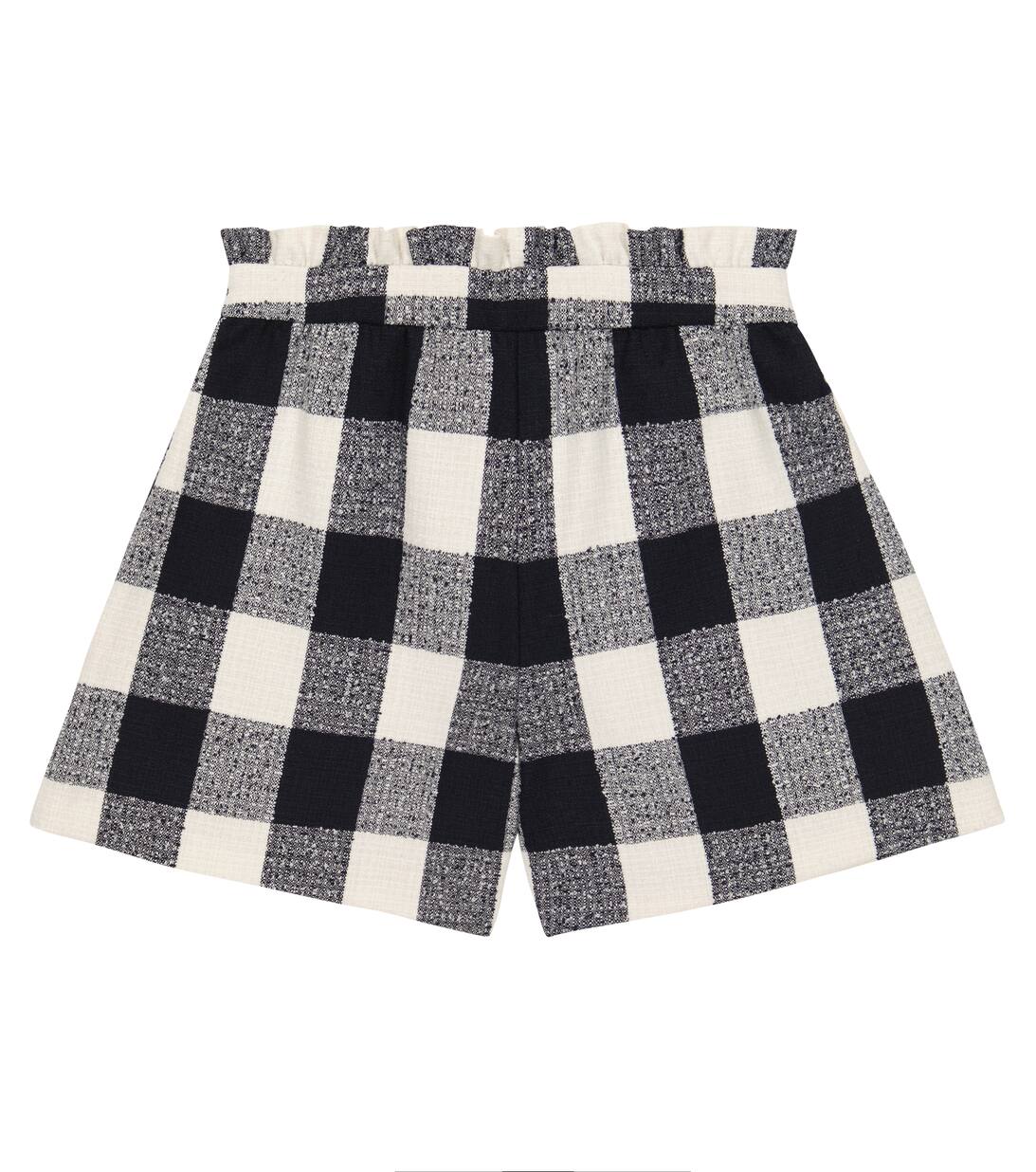 Checked Boucle Shorts in Multicoloured - Tartine Et Chocolat | Mytheresa