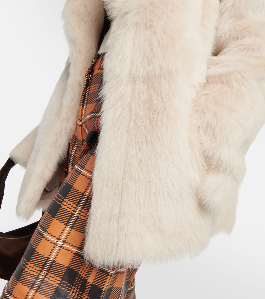 Bruno Shearling Coat in White - Dodo Bar Or | Mytheresa