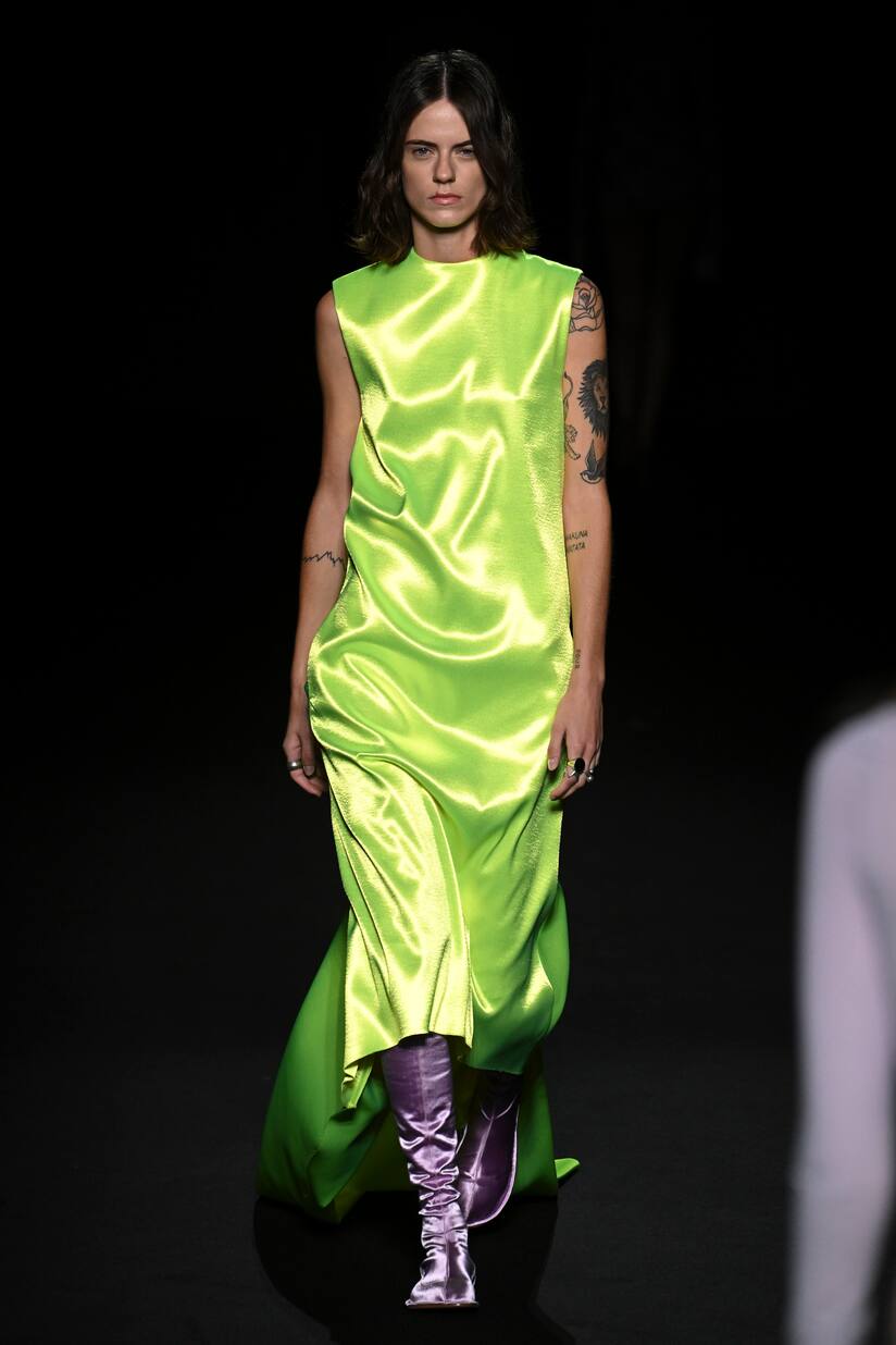 Aedi Midi Dress in Yellow - Sportmax | Mytheresa