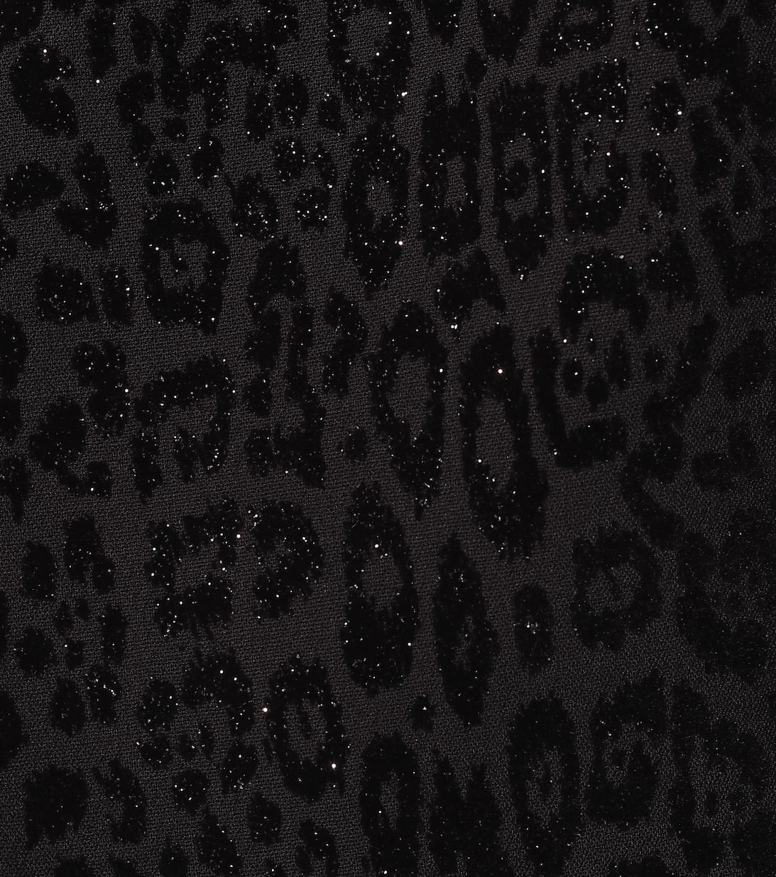 Black Leopard Print Background