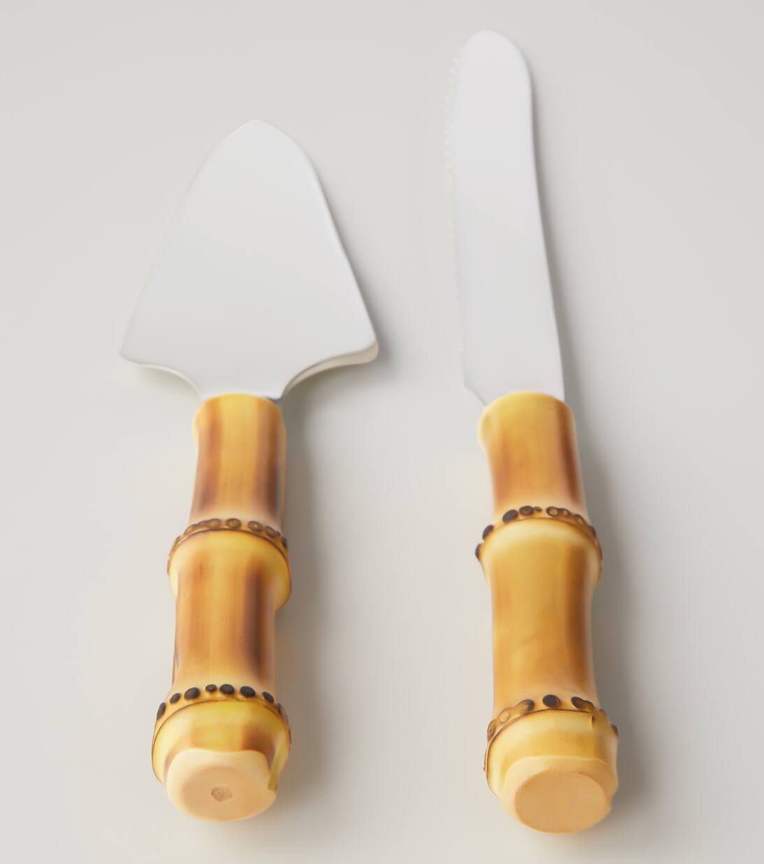 Bamboo Cake Set in Brown - Lorenzi Milano | Mytheresa