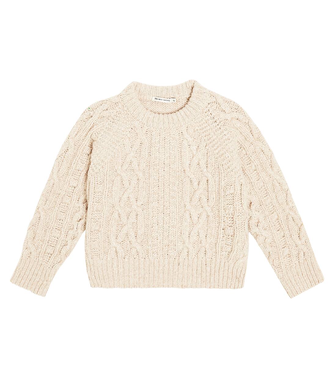 Classic Tirso Wool Blend Sweater in Beige - The New Society | Mytheresa