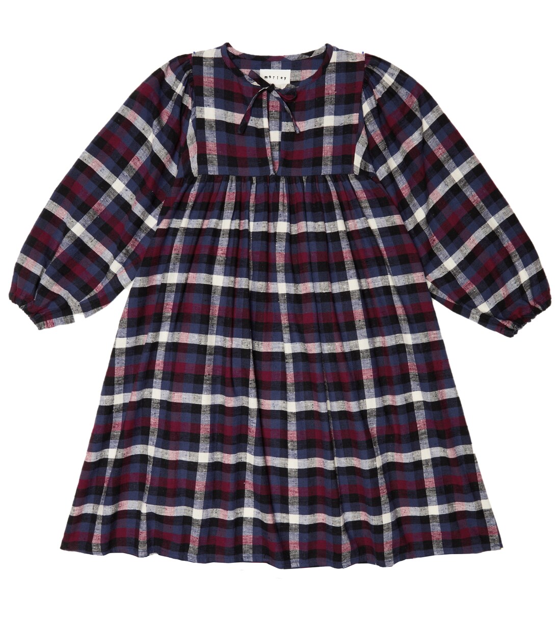 Rosa Checked Cotton Dress in Multicoloured - Morley | Mytheresa