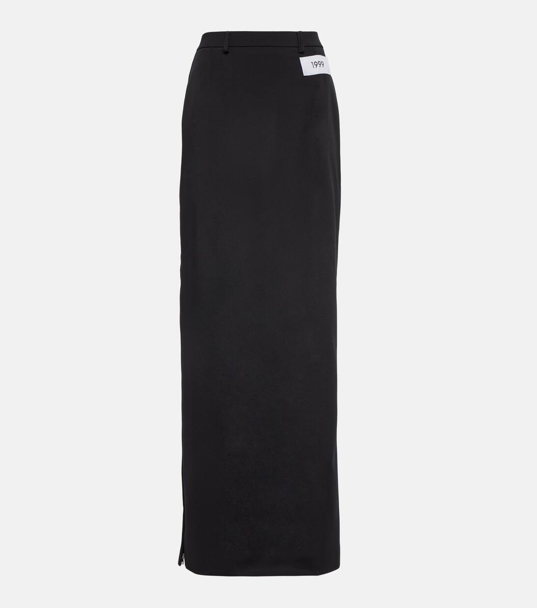 X Kim Cady Maxi Skirt in Black - Dolce Gabbana | Mytheresa