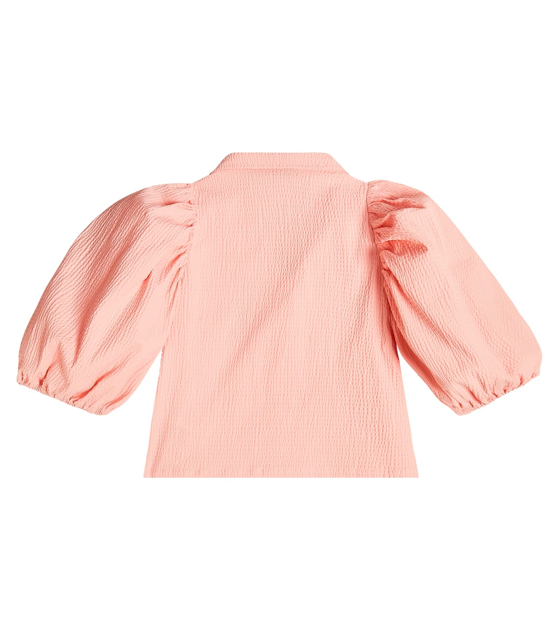 Embroidered Seersucker Blouse in Pink - Mini Rodini | Mytheresa