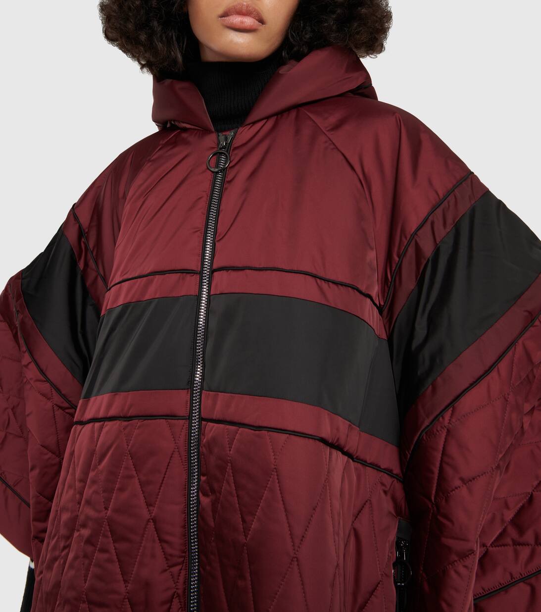 Phedre Quilted Cape in Red - Fusalp | Mytheresa