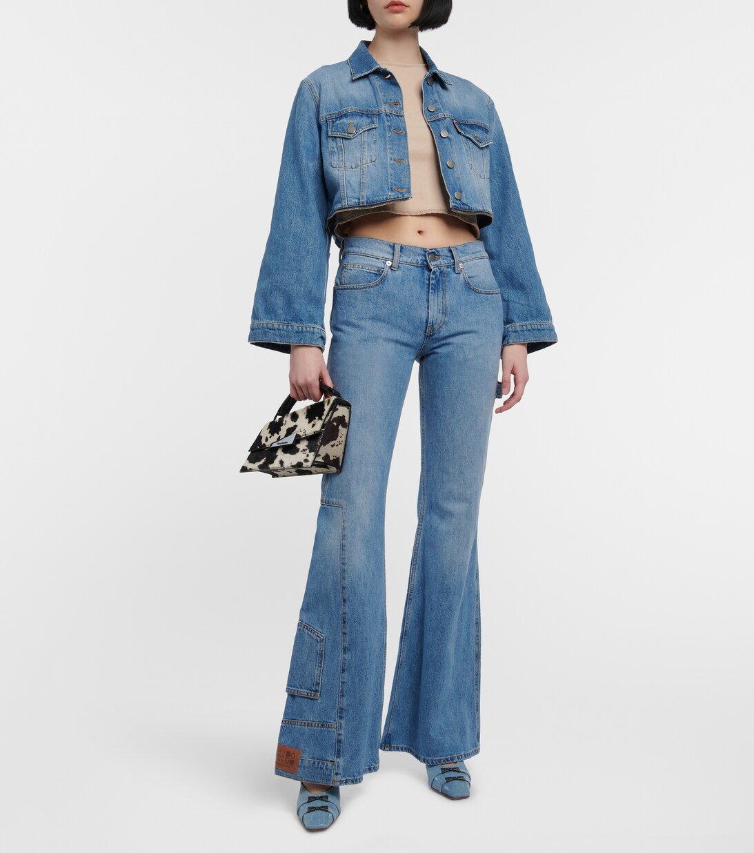 블루 플레어 데님 진 - Dodo Bar Or | Mytheresa