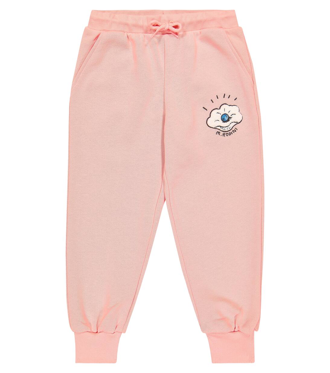 Seashell Cotton Sweatpants in Pink - Mini Rodini | Mytheresa