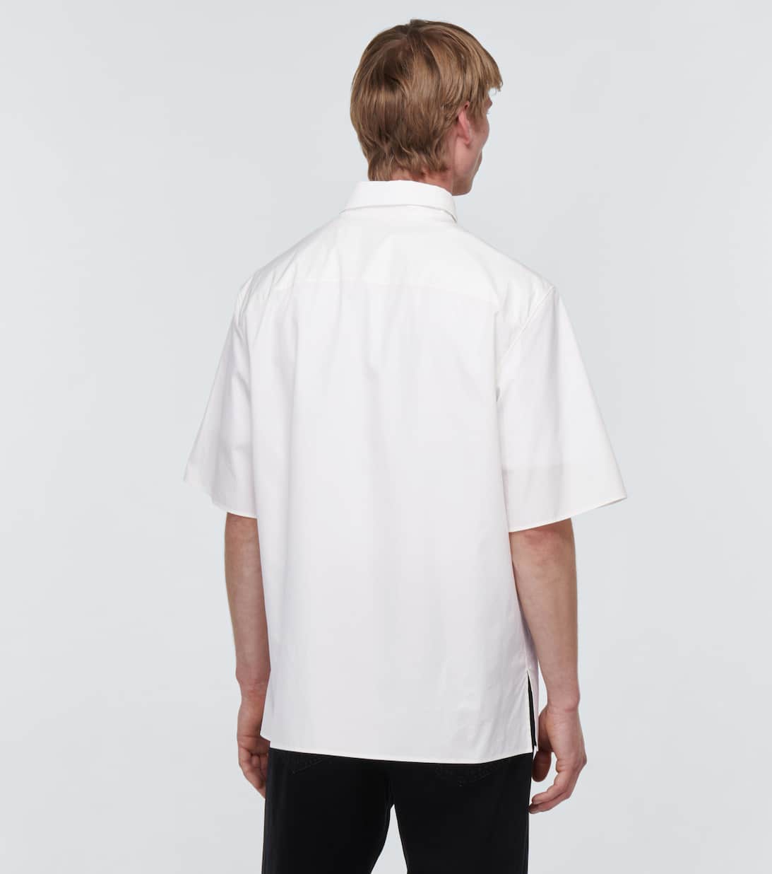 Patrick Cotton Poplin Shirt in Neutrals - The Row | Mytheresa