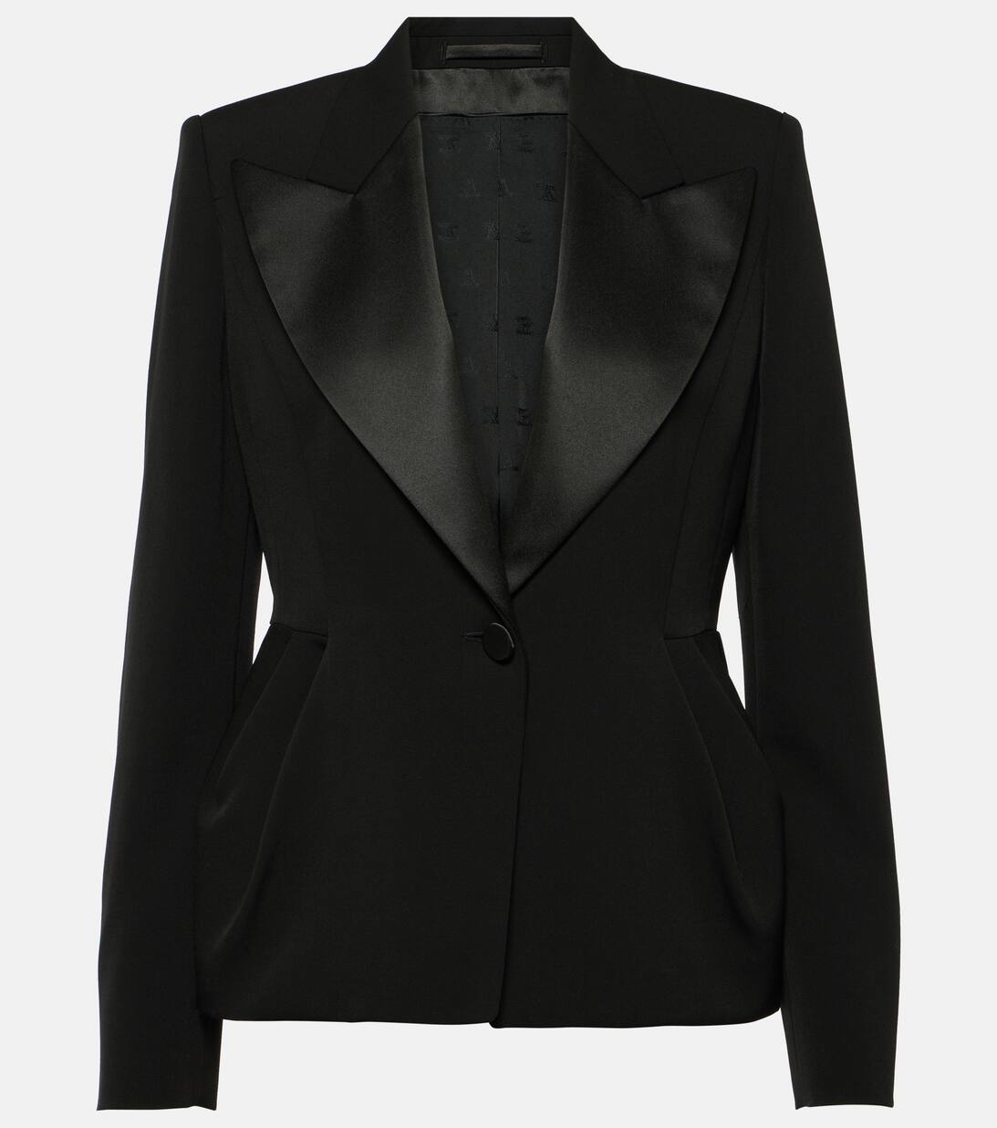 Proteo Wool Tuxedo Jacket in Black - Max Mara | Mytheresa
