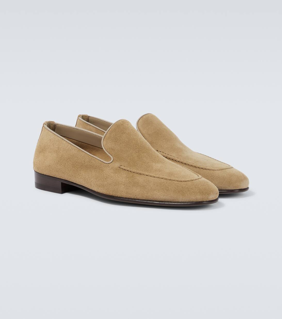 Loafers Truro Aus Veloursleder in Beige - Manolo Blahnik | Mytheresa