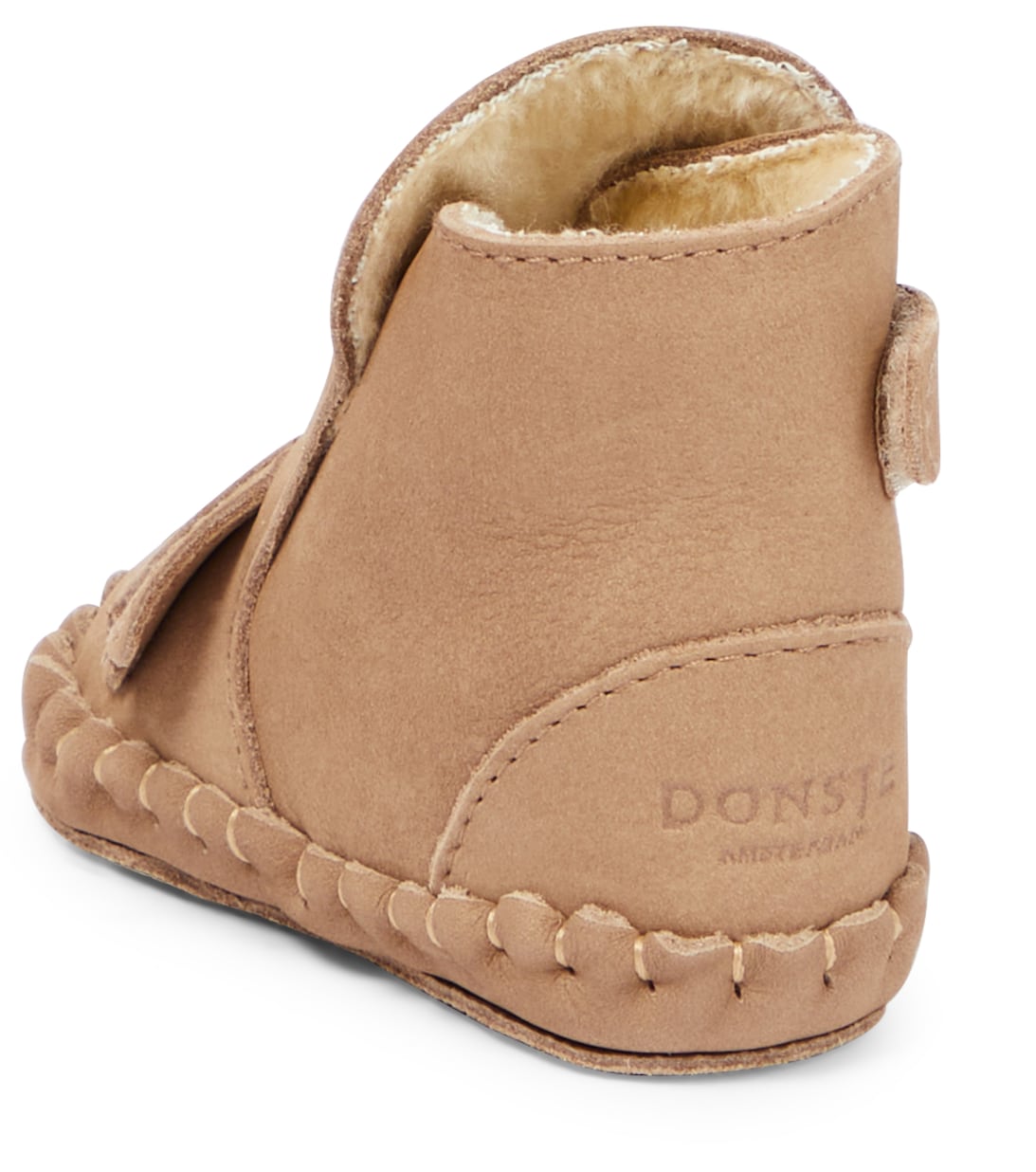 Baby Kapi Leather Booties in Beige - Donsje | Mytheresa