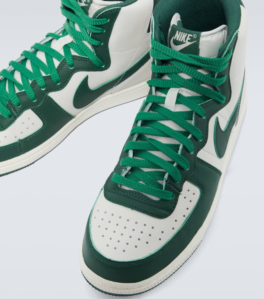 Terminator High Leather Sneakers in White - Nike | Mytheresa