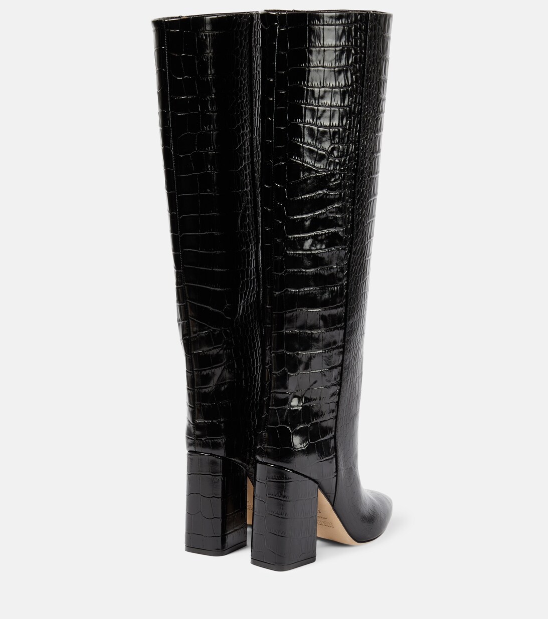 Anja Leather Knee High Boots in Black - Paris Texas | Mytheresa