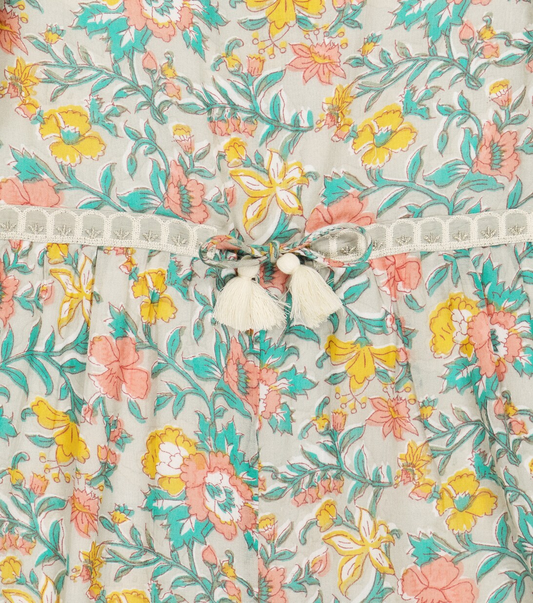 Mayalia Floral Cotton Playsuit in Multicoloured - Louise Misha | Mytheresa